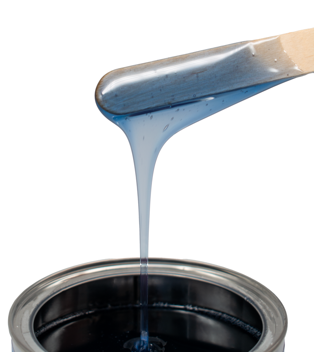 La cire pelable sans bandes bleue pour les instituts