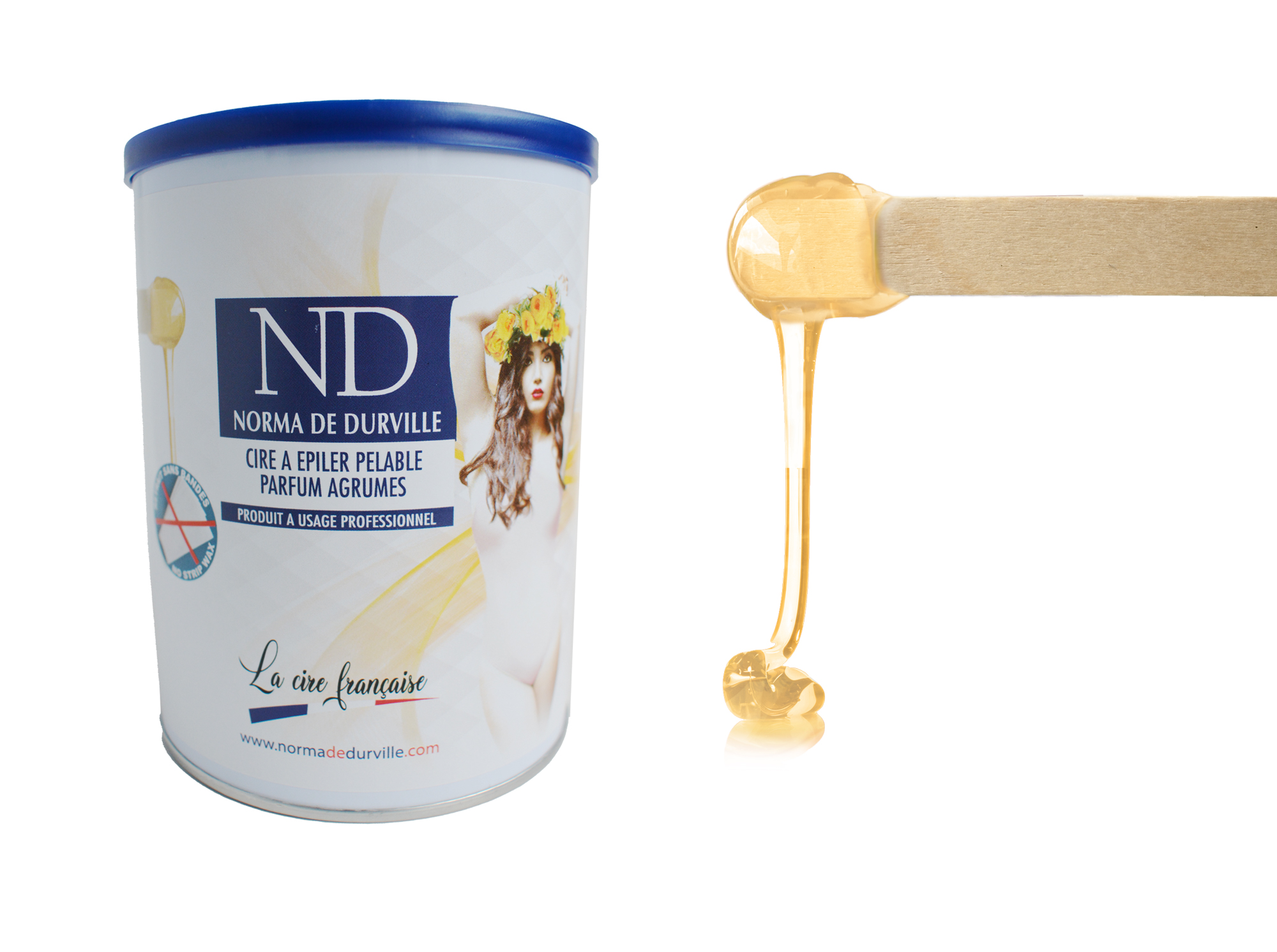 Film wax removal without strips. Developed in France